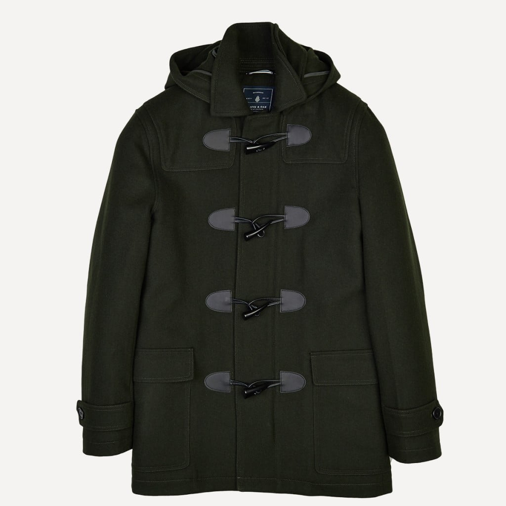 Wool Quilted Toggle Coat - Mensfash
